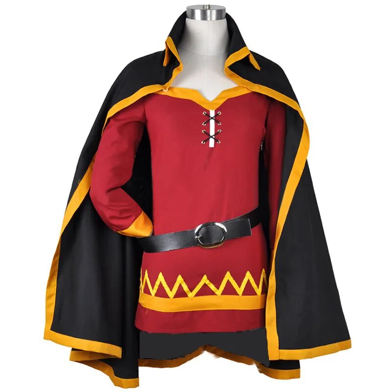 Halloween KonoSubaba Meguminin Cloak Dress Uniform full set Outfit God ...