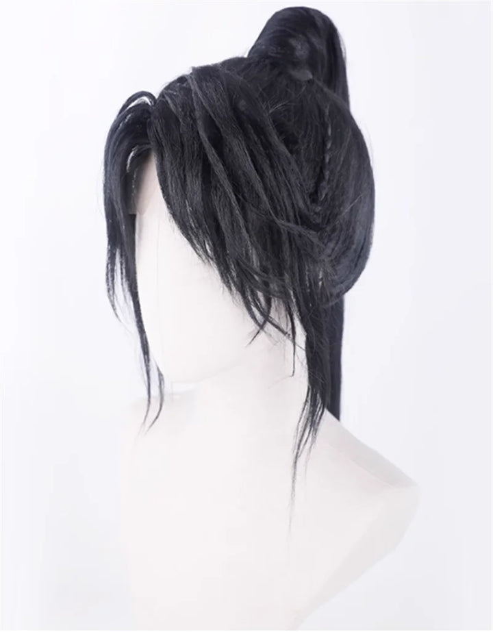 Scumbag System Already Styled Cos Wig Luobinghe Long Black Cosplay Wig ...
