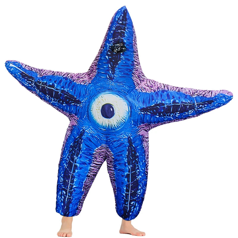 Inflatable Starfish Animal Men's Women's Cosplay Costumes Movie Hallow ...