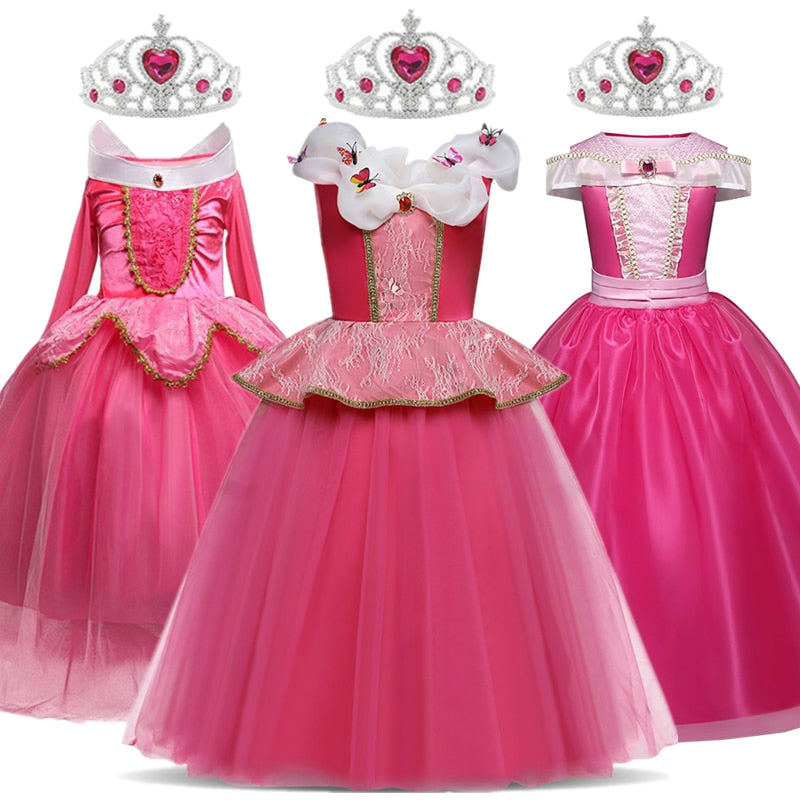Girls Princess Costume Kids Halloween Carnival Christmas Party Cosplay ...