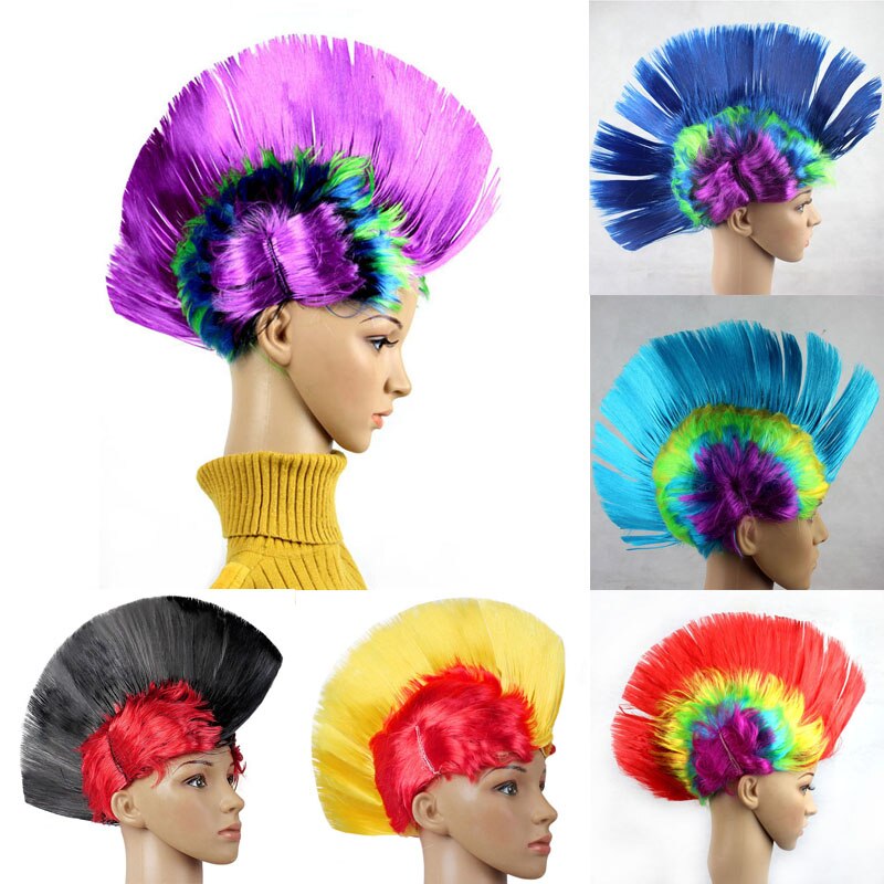 Clown Modeling Punk Wig Props Hats Fluffy Party Halloween Wedding Comb ...