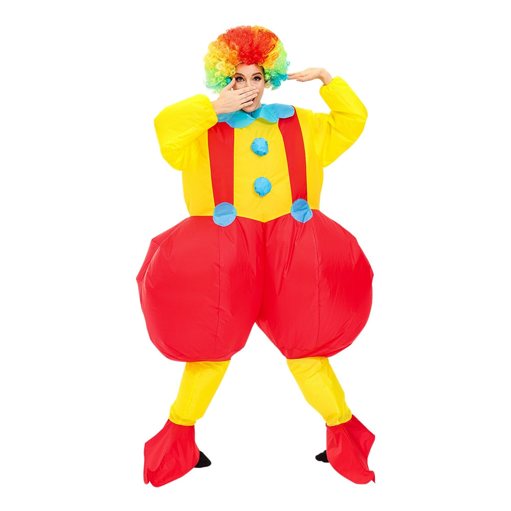 Adult Cosplay Clown Inflatable Costume for Purim Halloween Role Play P ...