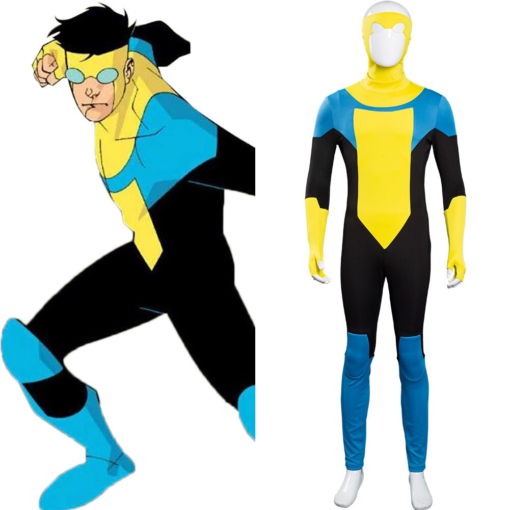 Anime Invinciblele Mark and Grayson Cosplay Costume Jumpsuit Bodysuit ...