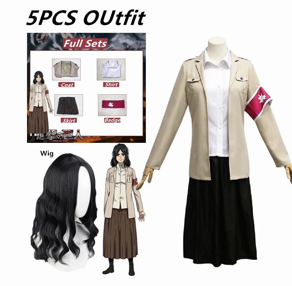 Attack on Titanan Shingekiki Kyojinin AOT Pieckck Finger Cosplay Costu ...